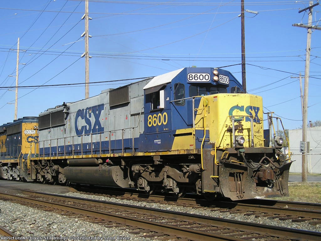 CSXT 8600 On CSX G 776 South